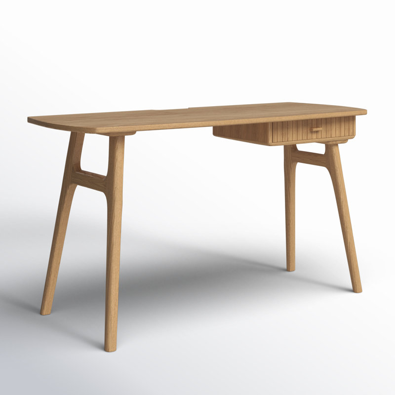AllModern Mads Solid Wood Writing Desk | Wayfair