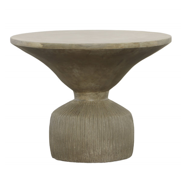 Birch Lane™ Milena Stone/Concrete Side Table | Wayfair