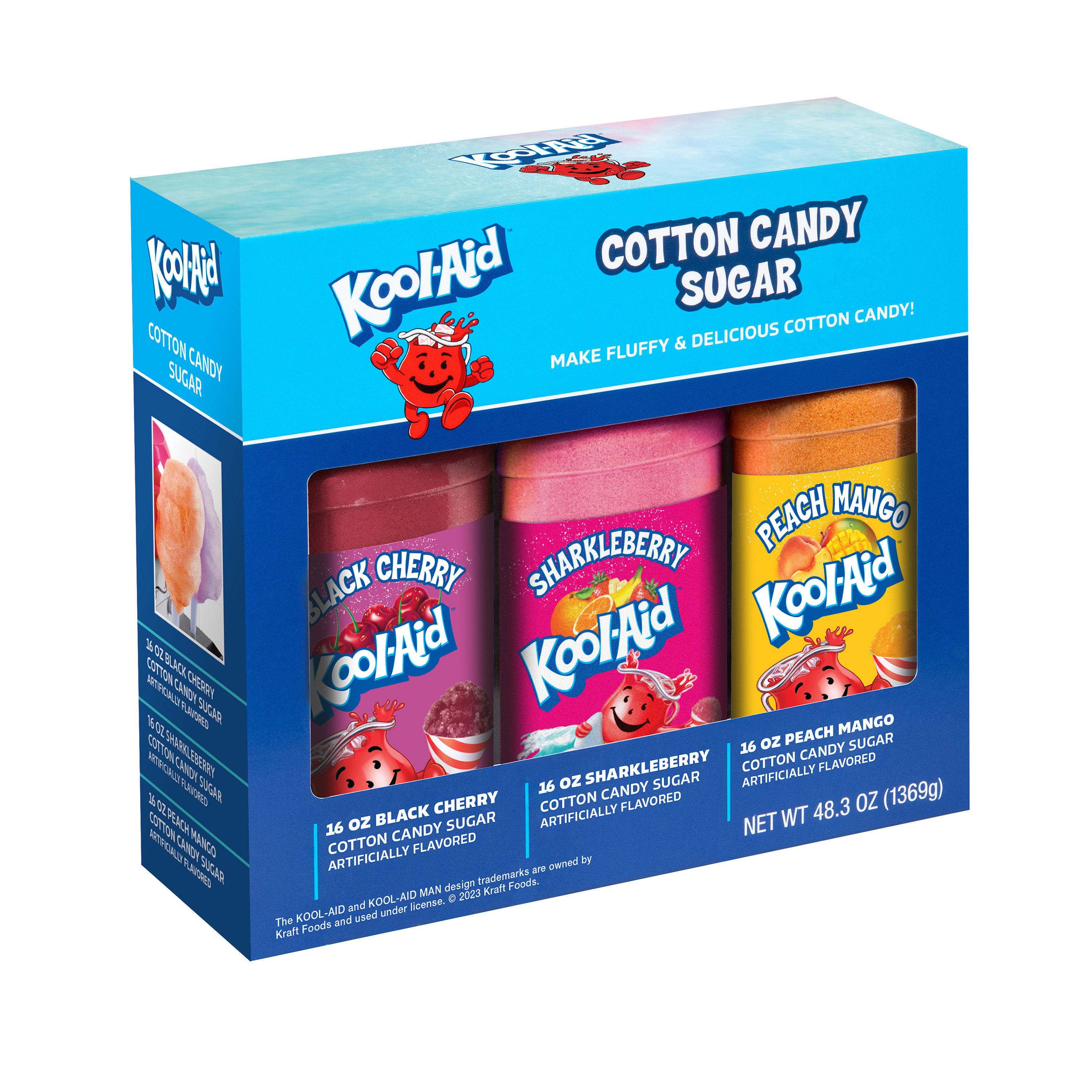 Kool- Aid Kool-Aid Cotton Candy Flossing Sugar – Black Cherry ...