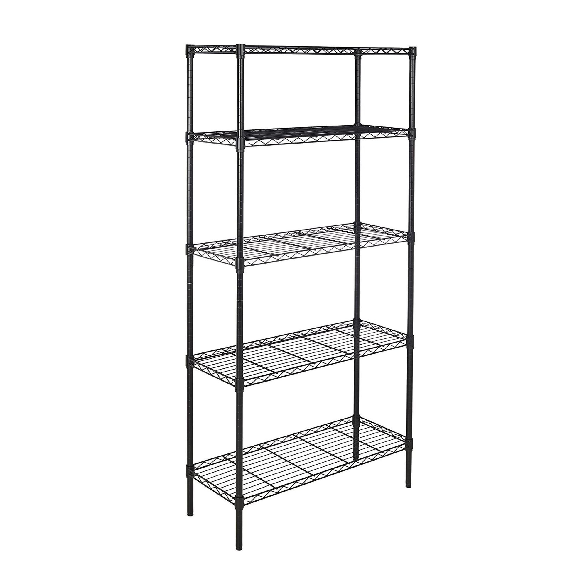 WFX Utility™ Basics 5-Shelf Adjustable Heavy Duty Steel Wire Rack ...