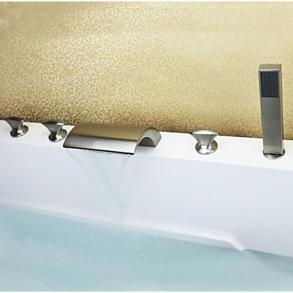 Juno Showers Juno Bathtub Filler with Handheld Shower | Wayfair