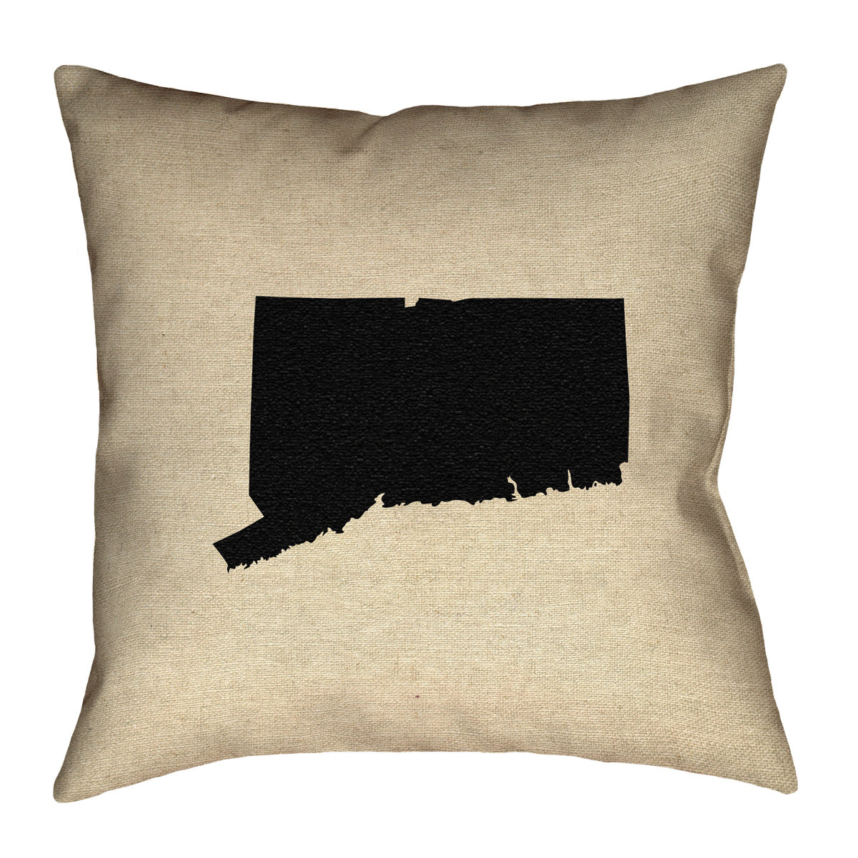 ArtVerse Katelyn Smith Connecticut Pillow in , Faux Suede Double Sided ...