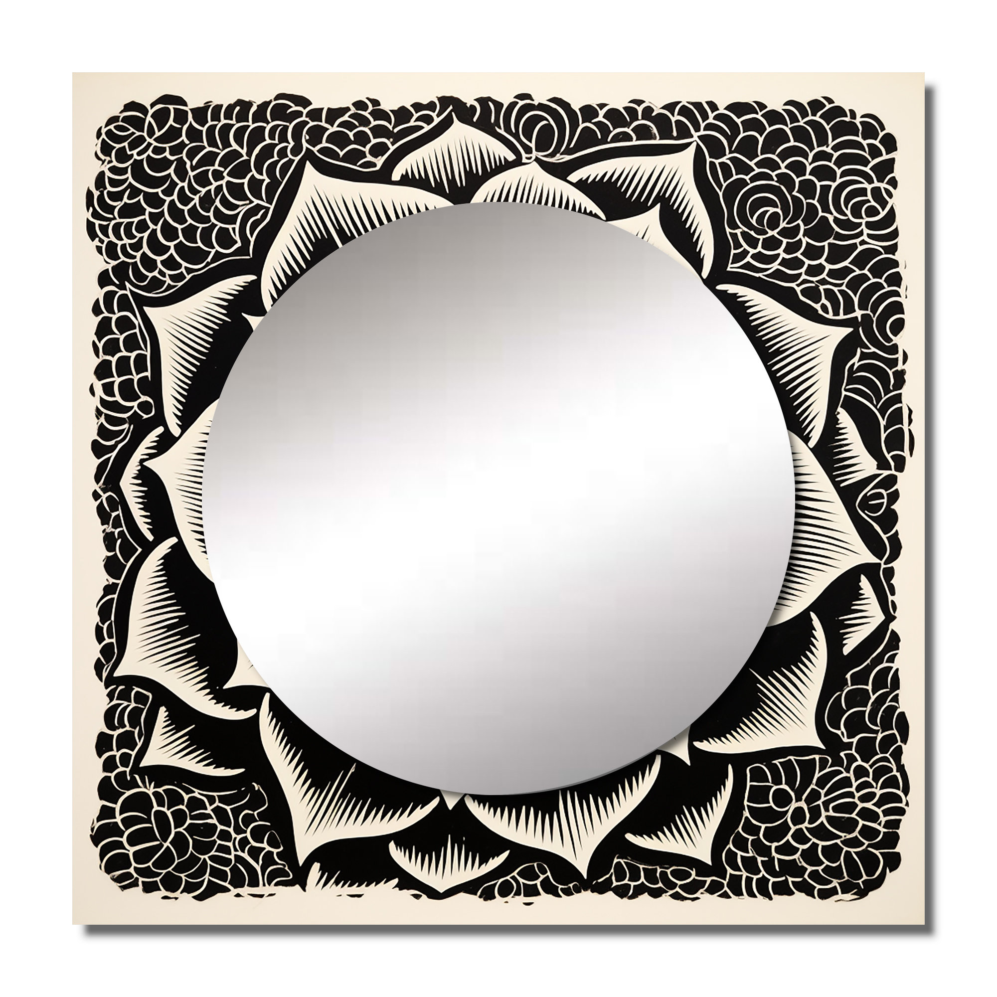 Dakota Fields Decorius - Succulent Square Mirror Wall Decor For Bedroom ...