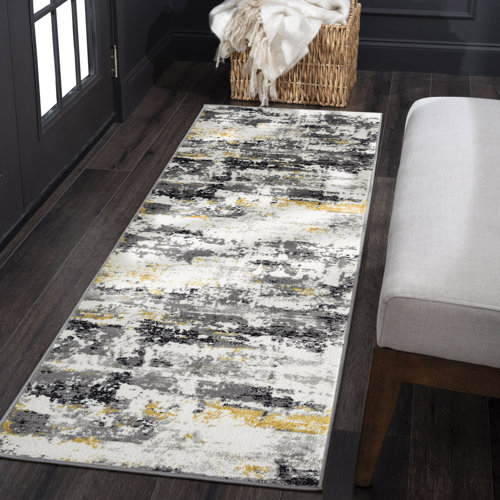 Black & Gray & Silver Area Rugs You'll Love | Wayfair