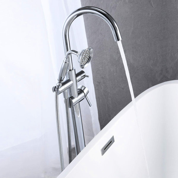 Banior Freestanding Tub Filler Bathtub Faucet , High Spout, Handheld ...
