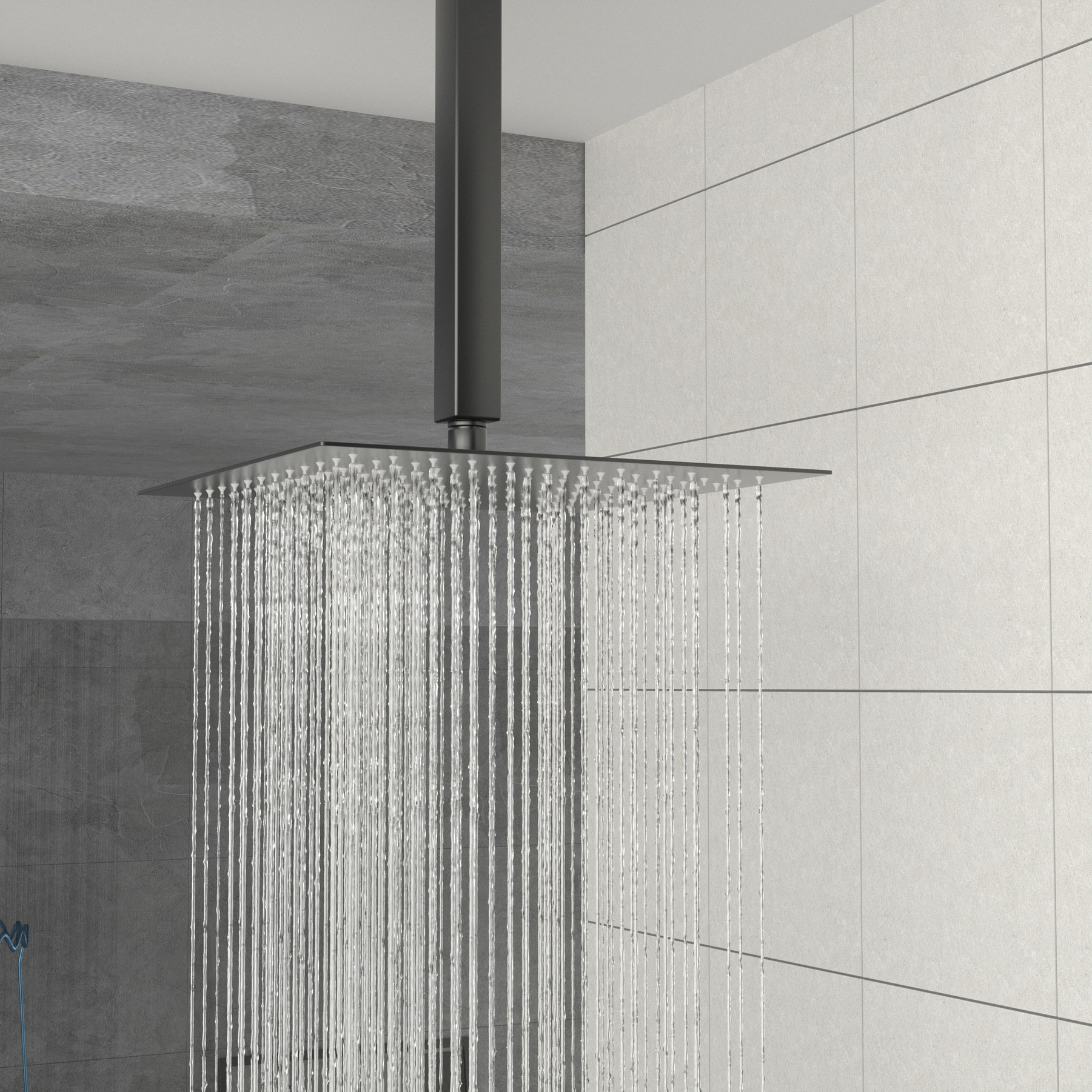 xingguangya Dual Function, 10 Inch Square, Ceiling Mounted, Shower ...