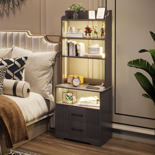 Extra Tall Nightstands You'll Love | Wayfair