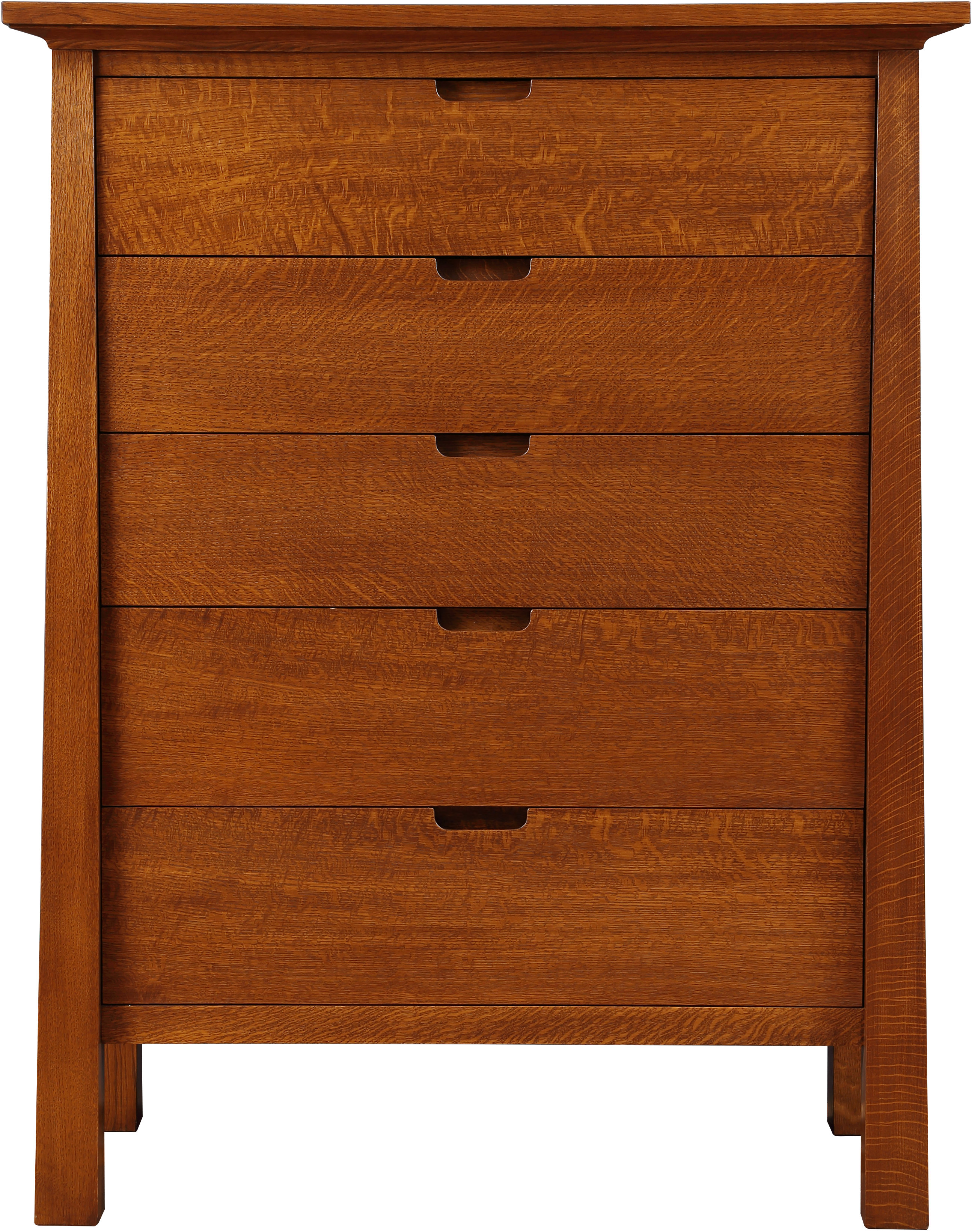 Stickley Park Slope 5 Drawer 43" W Solid Wood Chest | Perigold