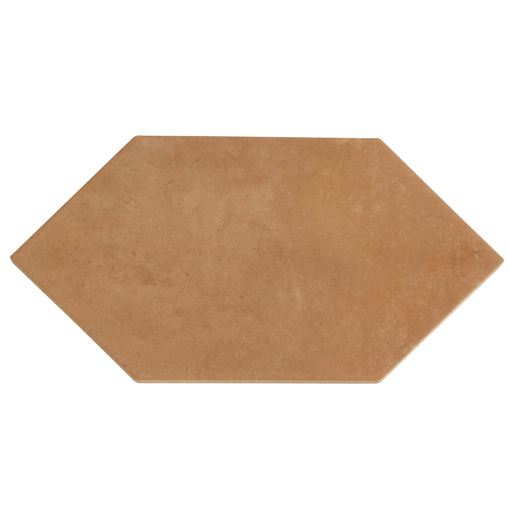 Apollo Tile Terralis 6 X 12 In. Matte Terracotta Porcelain Octagon Wall ...