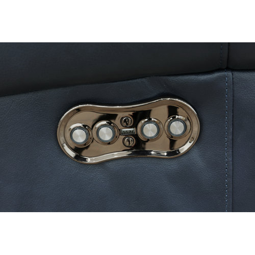 Lark Manor Ahouh Leather Recliner & Reviews | Wayfair