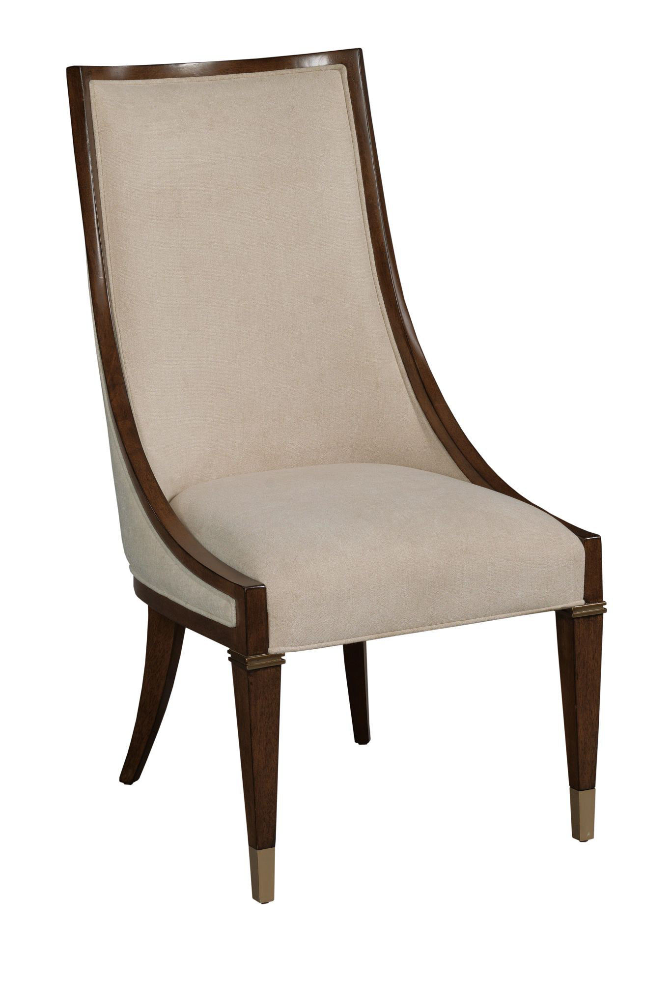 Red Barrel Studio® Wing Back Parsons Chair in Brown | Wayfair