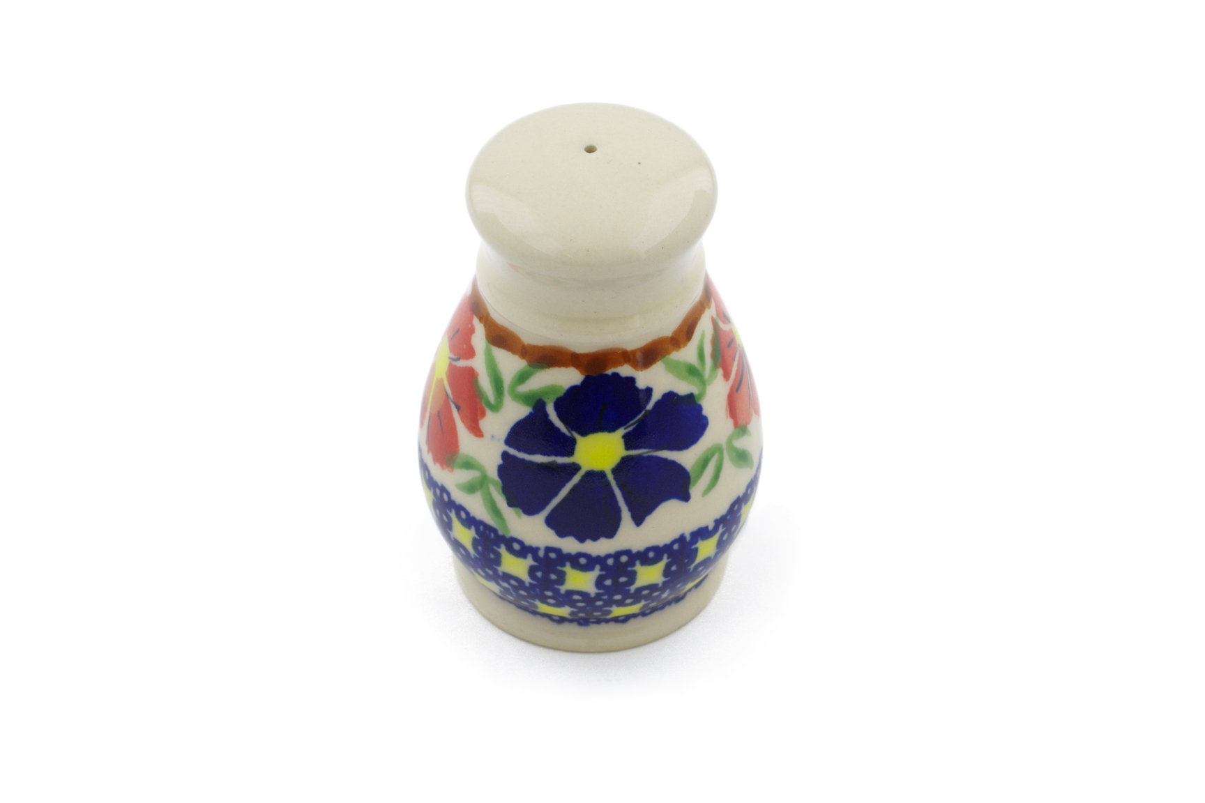Polmedia Polish Pottery Salt Shaker 3-Inch Made By Ceramika Bona ...