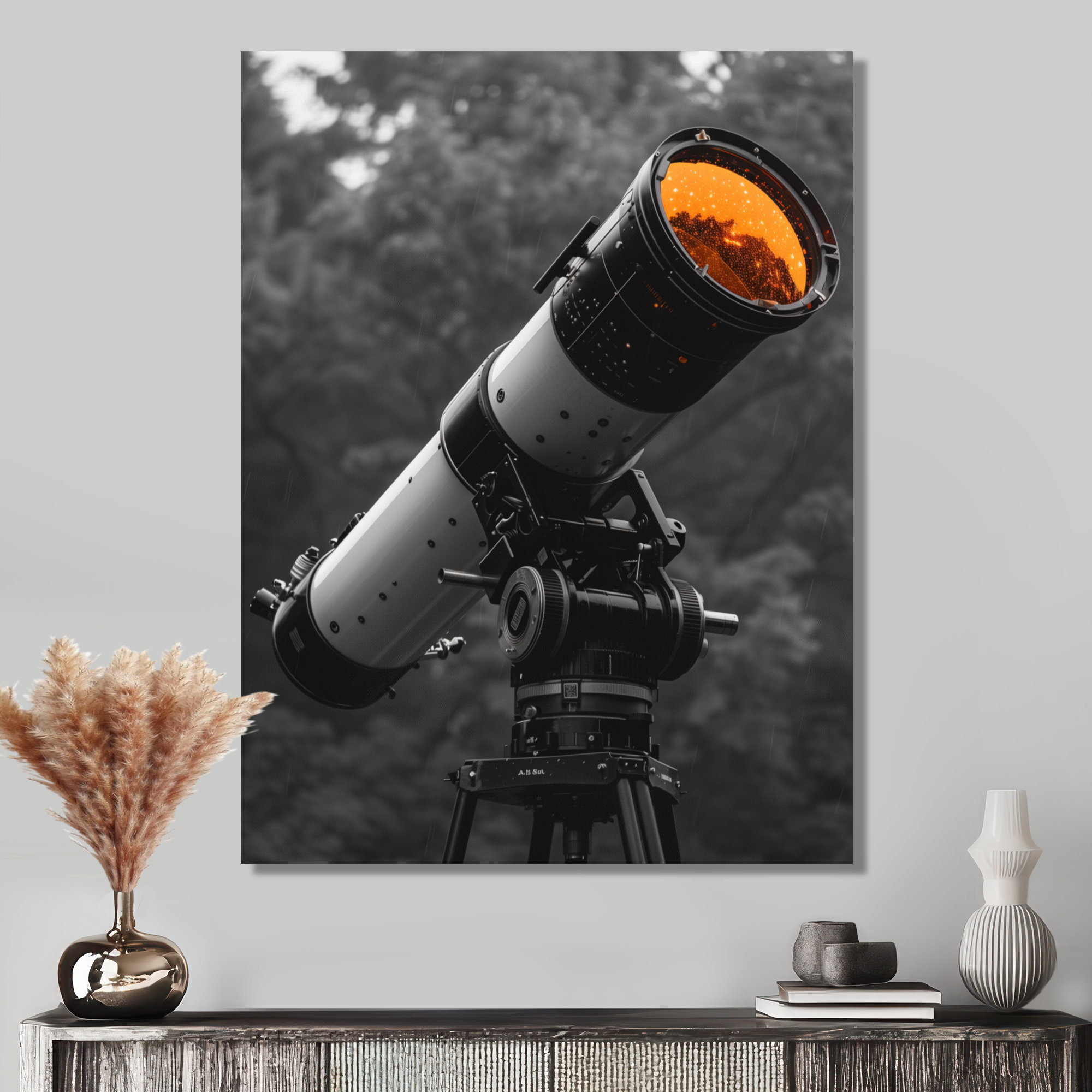 Latitude Run® White Orange Telescopic Treasures Observatory ...