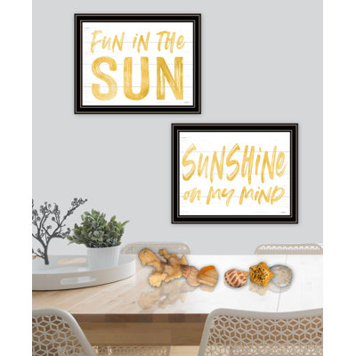 sunshine framed art