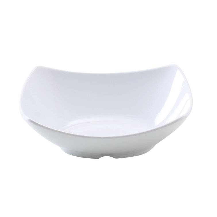 YancoMelamine 20 oz. Rectangular Melamine Salad Bowl | Wayfair
