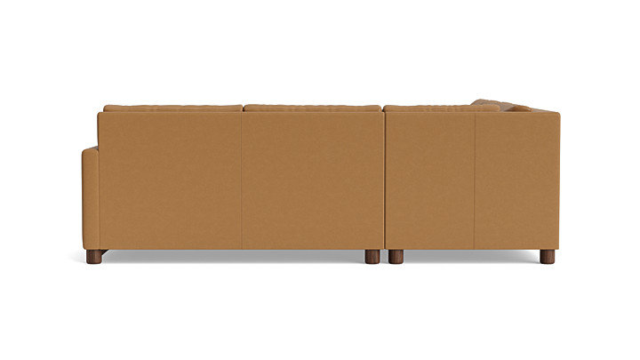 BenchMade Modern Reve Leather Sleeper Sectional (112" x 95") | Perigold