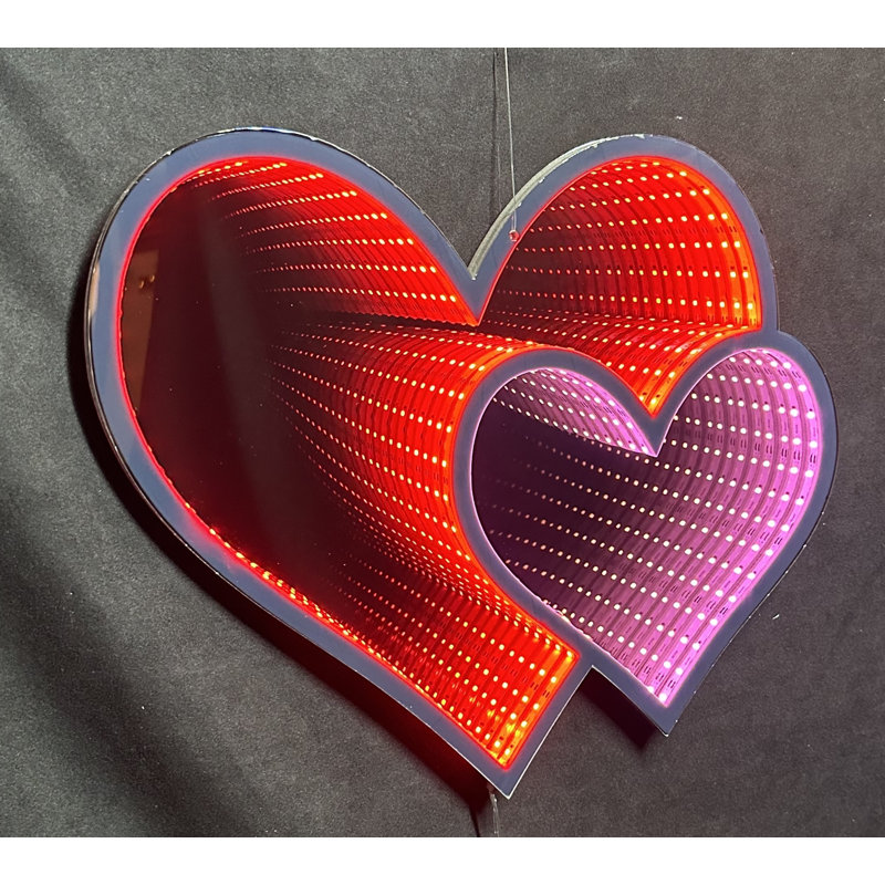 The Holiday Aisle® Hanging Heart Kanija Light Display 15.75"H | Wayfair