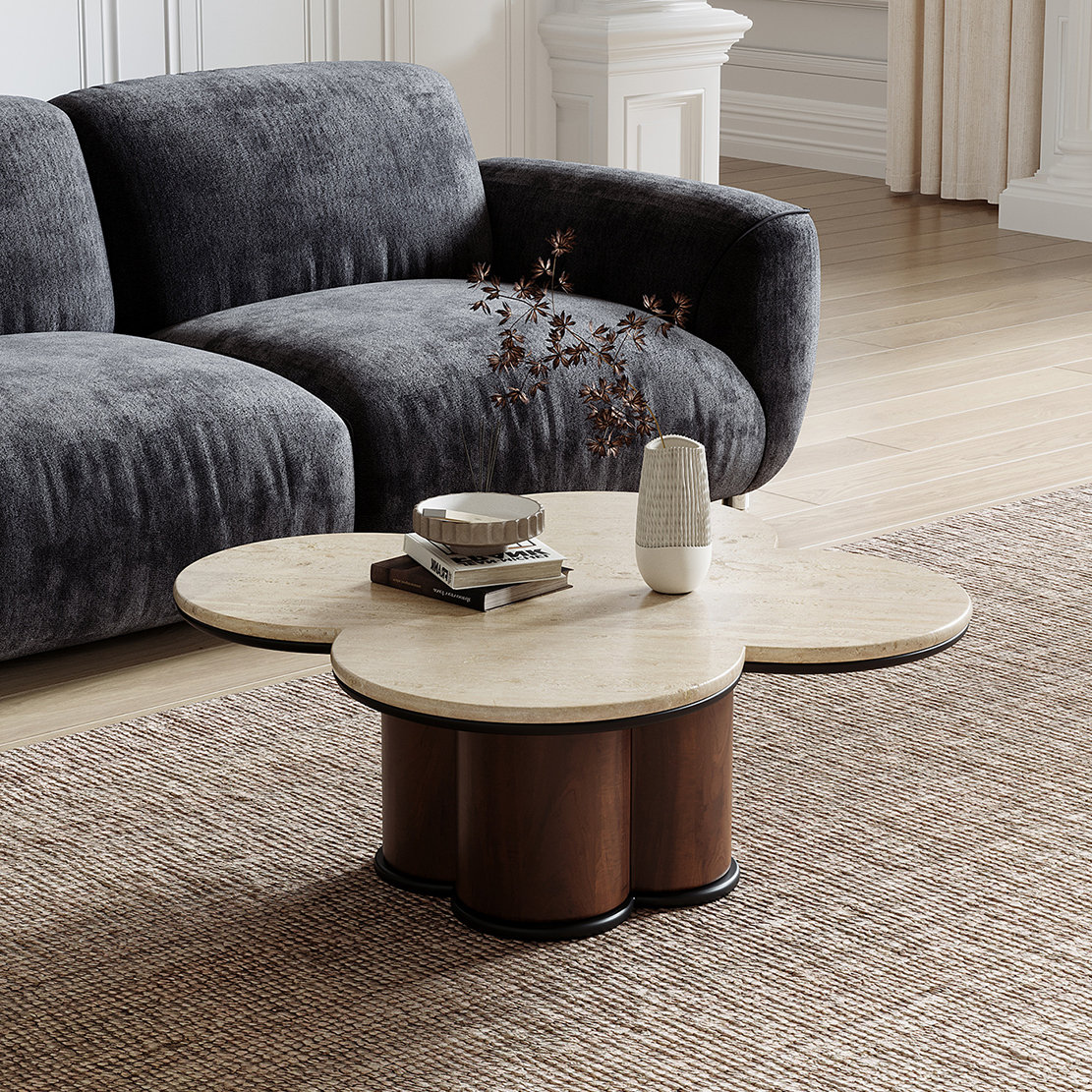 Hokku Designs Retro Four-leaf Clover Coffee Table - Wayfair Canada