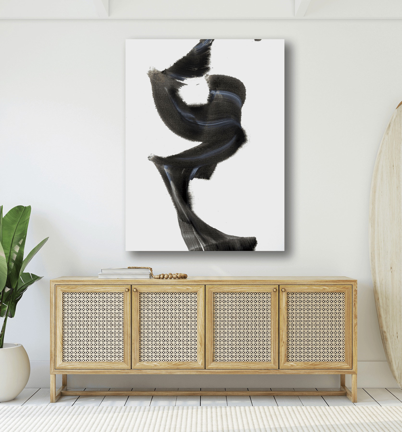 Orren Ellis Silhouette I - Artist Enhanced Canvas Print | Wayfair
