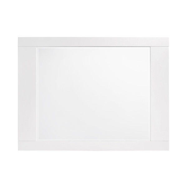Wade Logan® Vyara Rectangle Dresser Mirror in Glossy White & Reviews ...