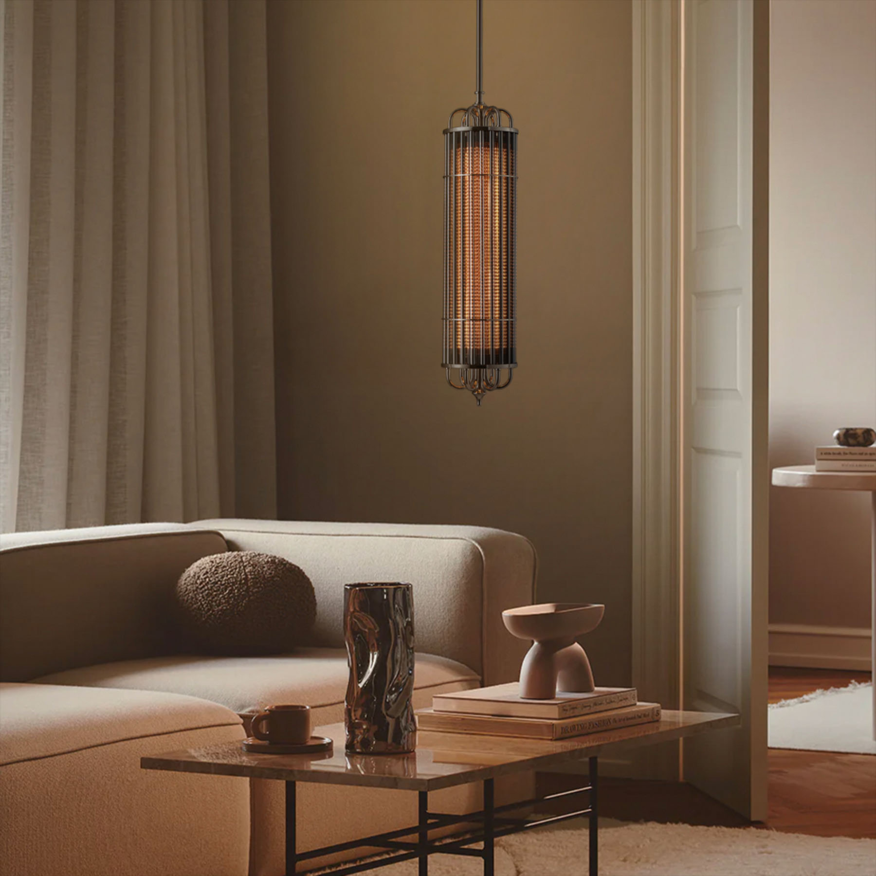 Everly Quinn Urban Glow Pendant L24" | Wayfair