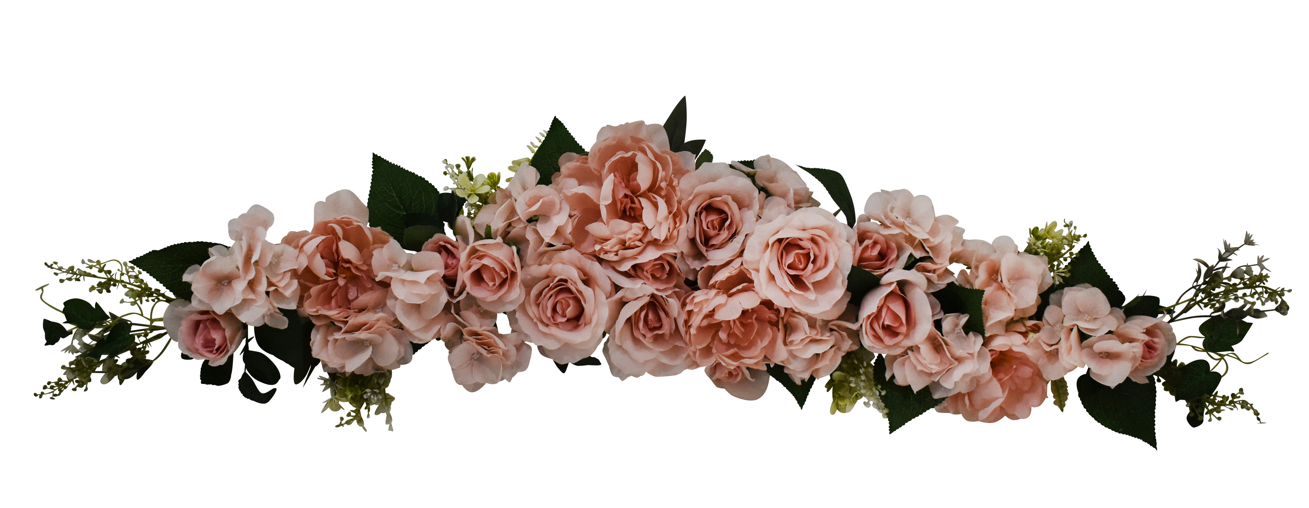 Primrue 48" Niantic Peony Rose Hydrangea Swag - Wayfair Canada