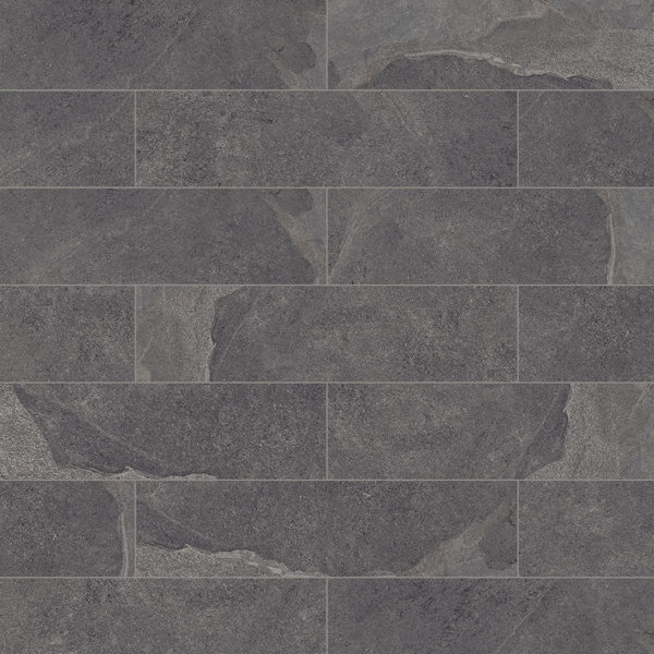 Tilefy Burlington 3X12 Slate Porcelain Wall and Floor Tile | Wayfair