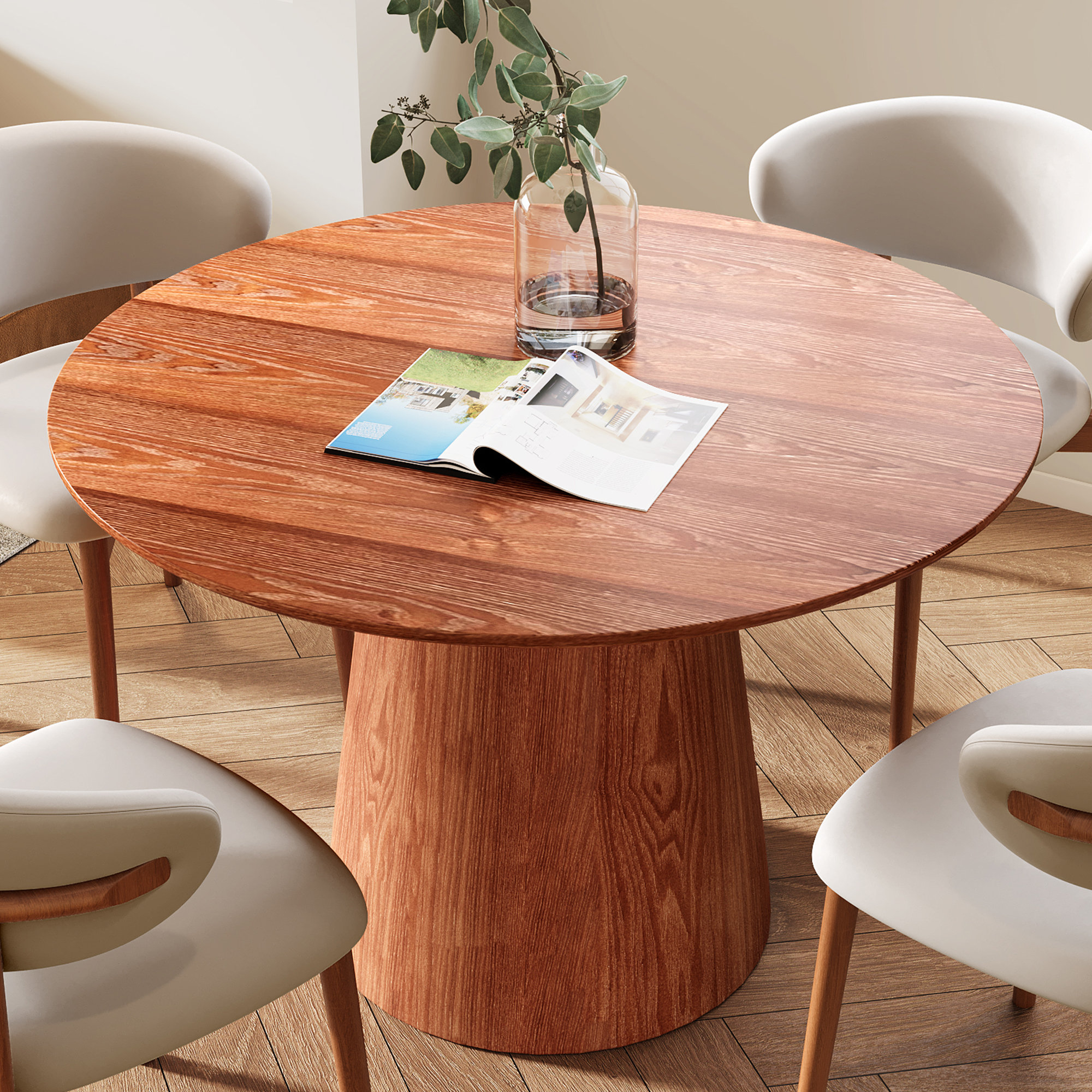 Latitude Run® Mid-Century Modern Small Dining Table For 4 Farmhouse ...