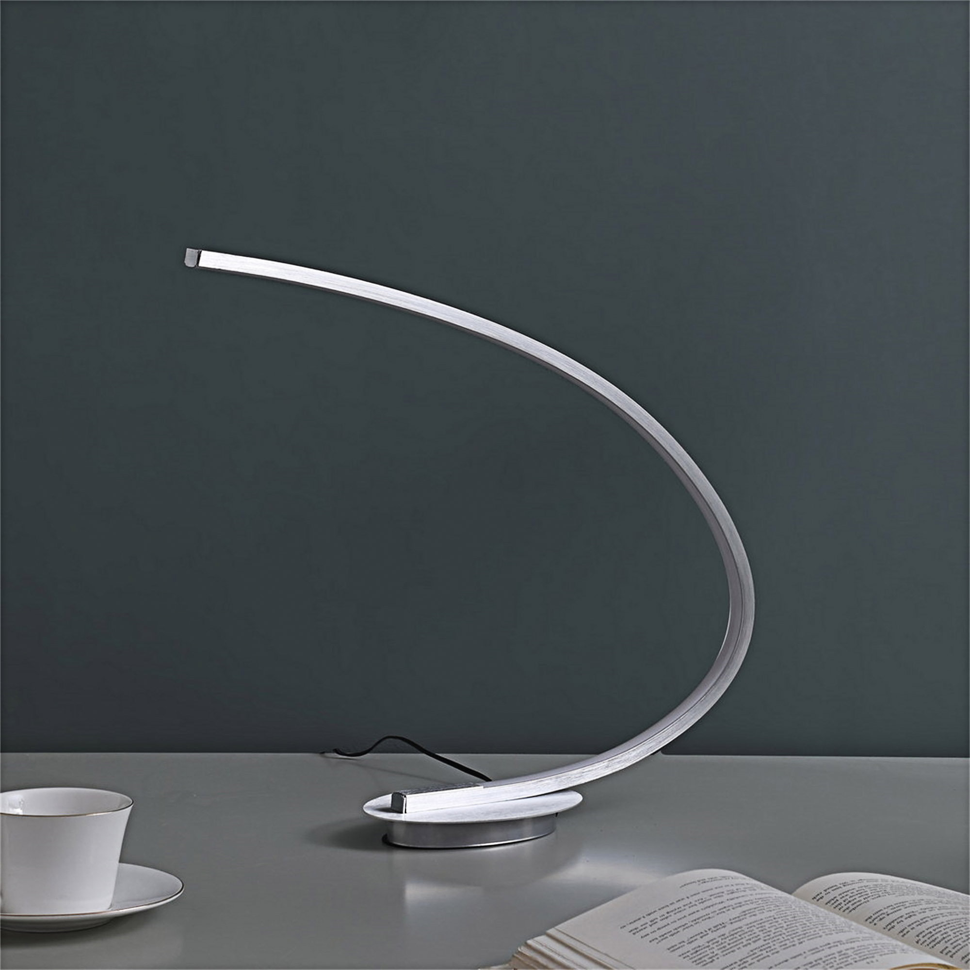 Wrought Studio™ LED Arc Tube Table Lamp | Wayfair