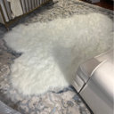Everly Quinn Macie-Rose Faux Sheepskin Solid Color Indoor Rug & Reviews ...