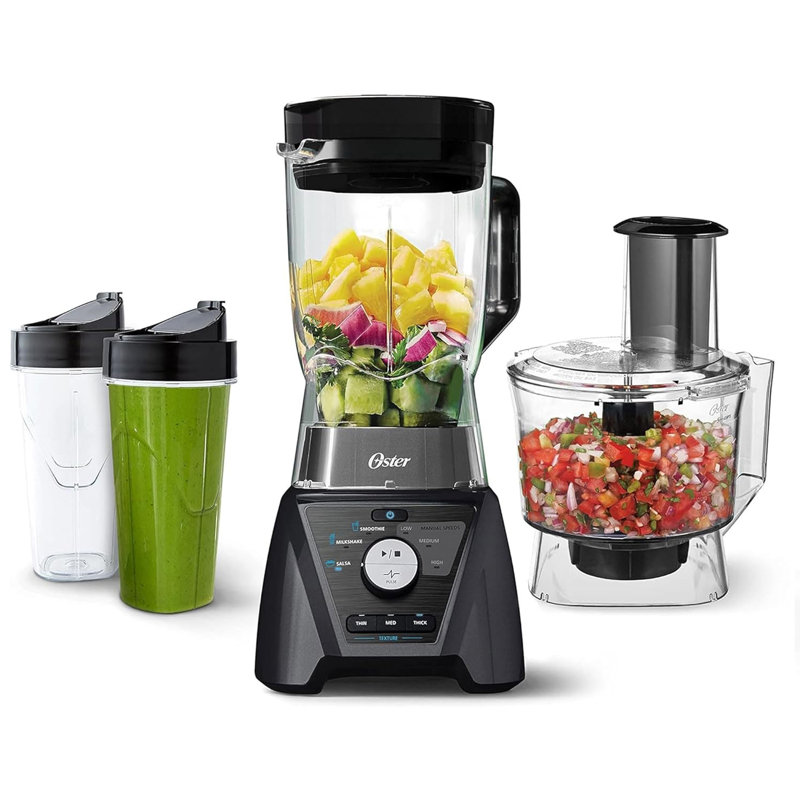 Oster Texture Select Pro Series 1200 Watt Blender and Food Processor ...