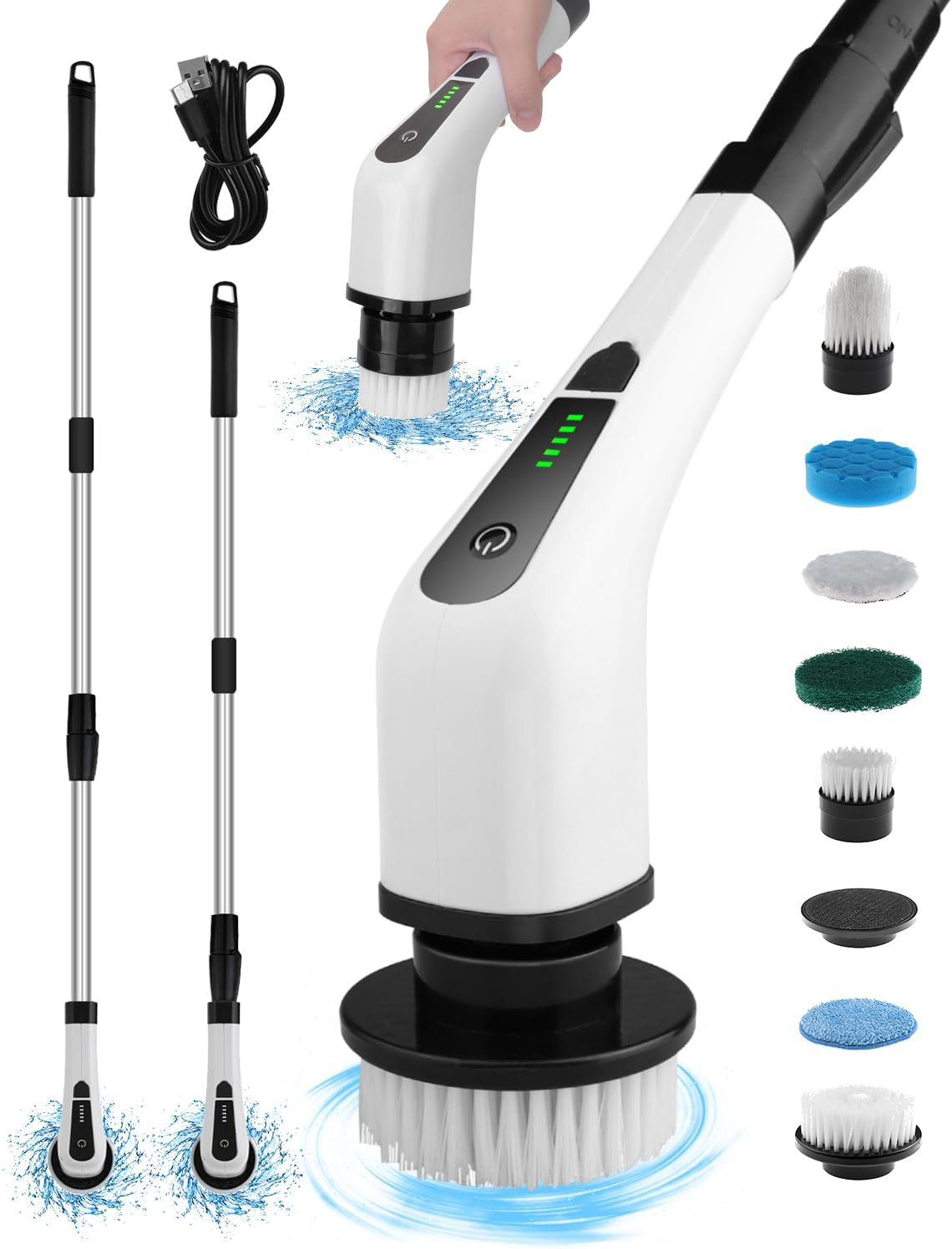 CG INTERNATIONAL TRADING Electric Spin Scrubber For Cleaning - Floor ...