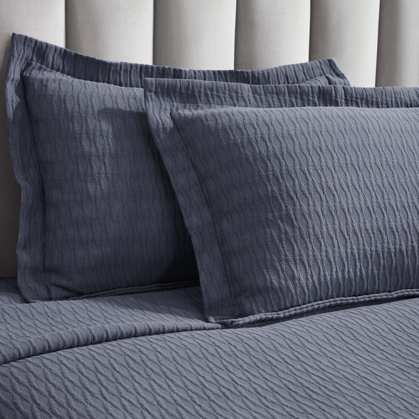 Superior Calvert Cotton Medium Weight Matelasse Weave Diamond Lattice ...