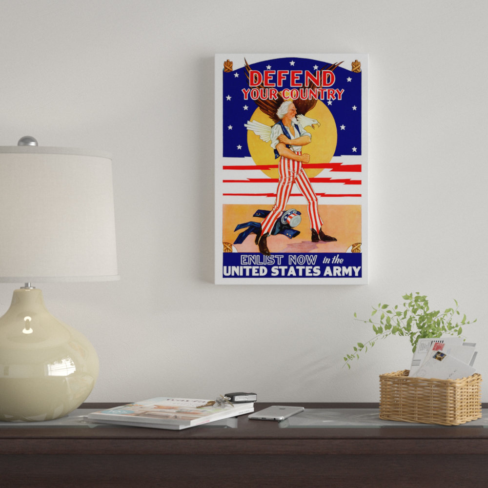 East Urban Home " Uncle Sam - Enlist Now In The United States Army ...