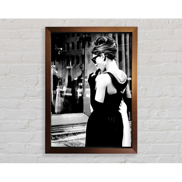 17 Stories Audrey Hepburn Window Delight - Single Picture Frame Print ...