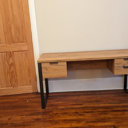 Mercury Row Apogee Metal Base Writing Desk & Reviews | Wayfair.co.uk