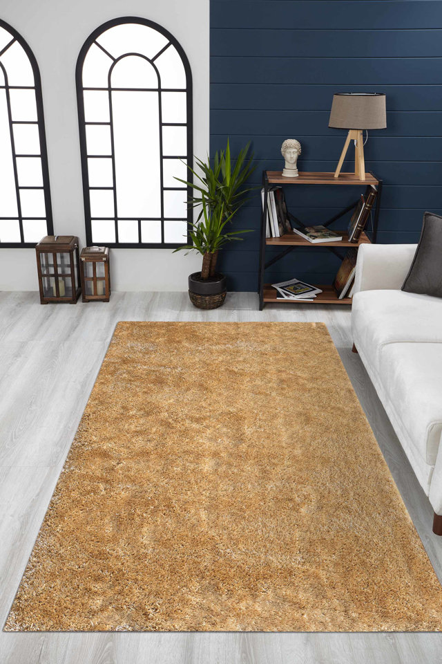 Ebern Designs ELSA PLUS 2X3 GOLD RUG | Wayfair