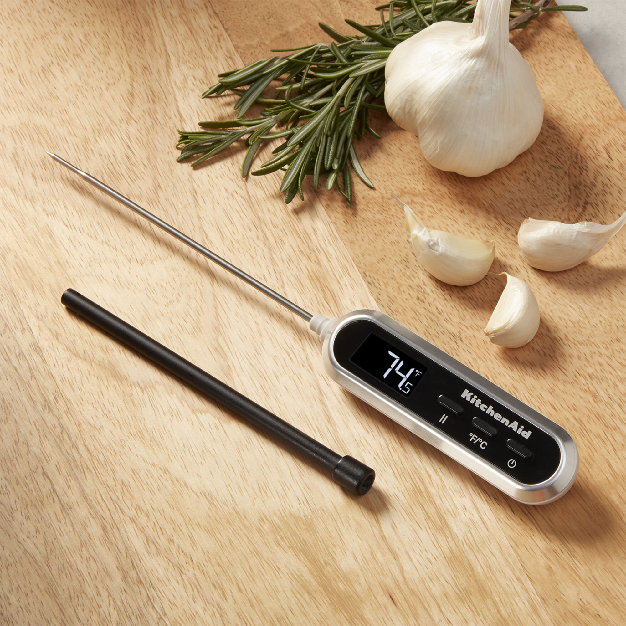 KitchenAid® Rapid Response Digital Kitchen Food Thermometer Black | Wayfair