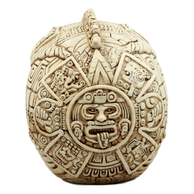 World Menagerie Nay Aztec Quetzalcoatl Snake Cranium Skull Halloween ...