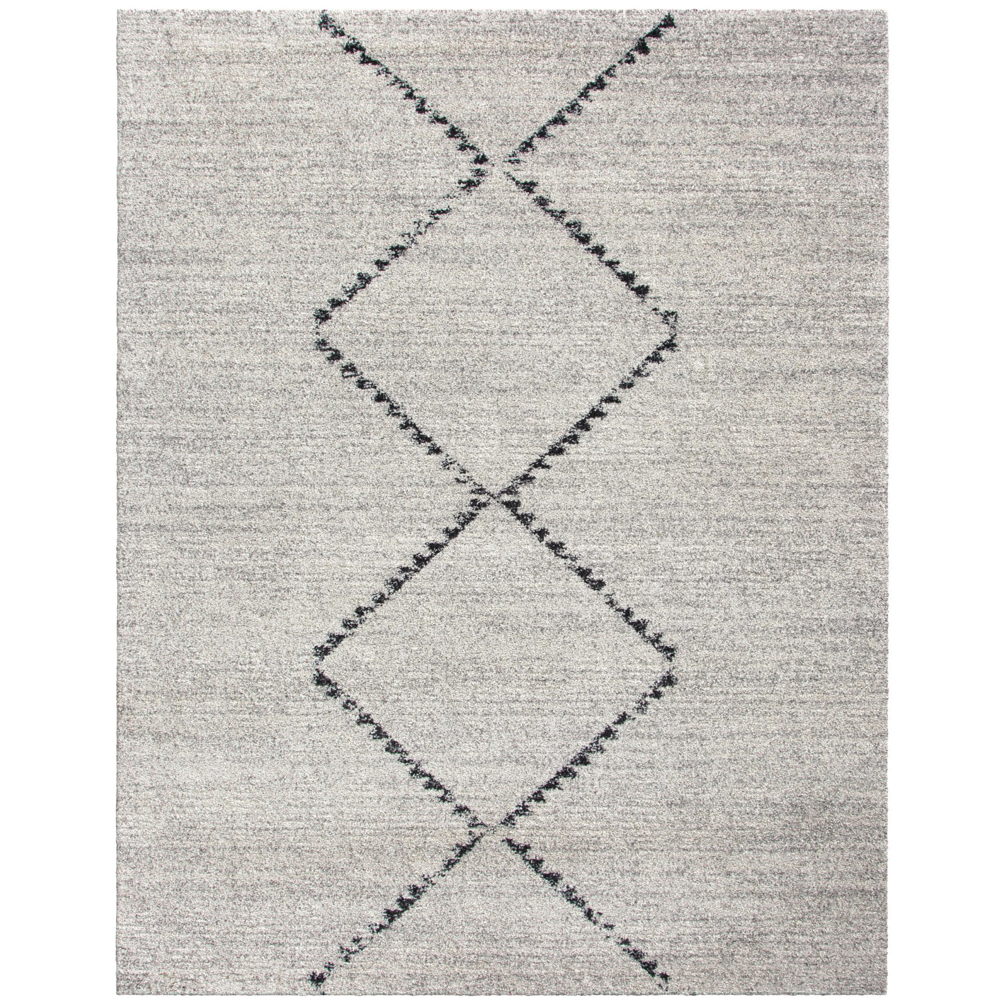 Corrigan Studio® Plush Olefin Shag Rug Modern Design For Living Room ...