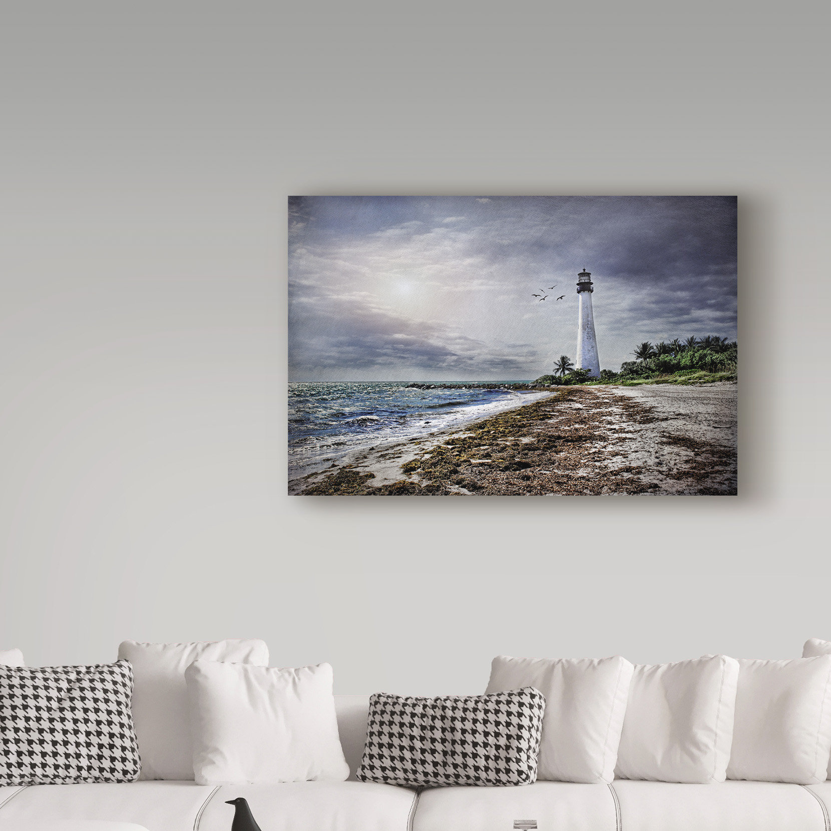 Breakwater Bay 'Key Biscayne Lighthouse' Photographic Print on Wrapped ...