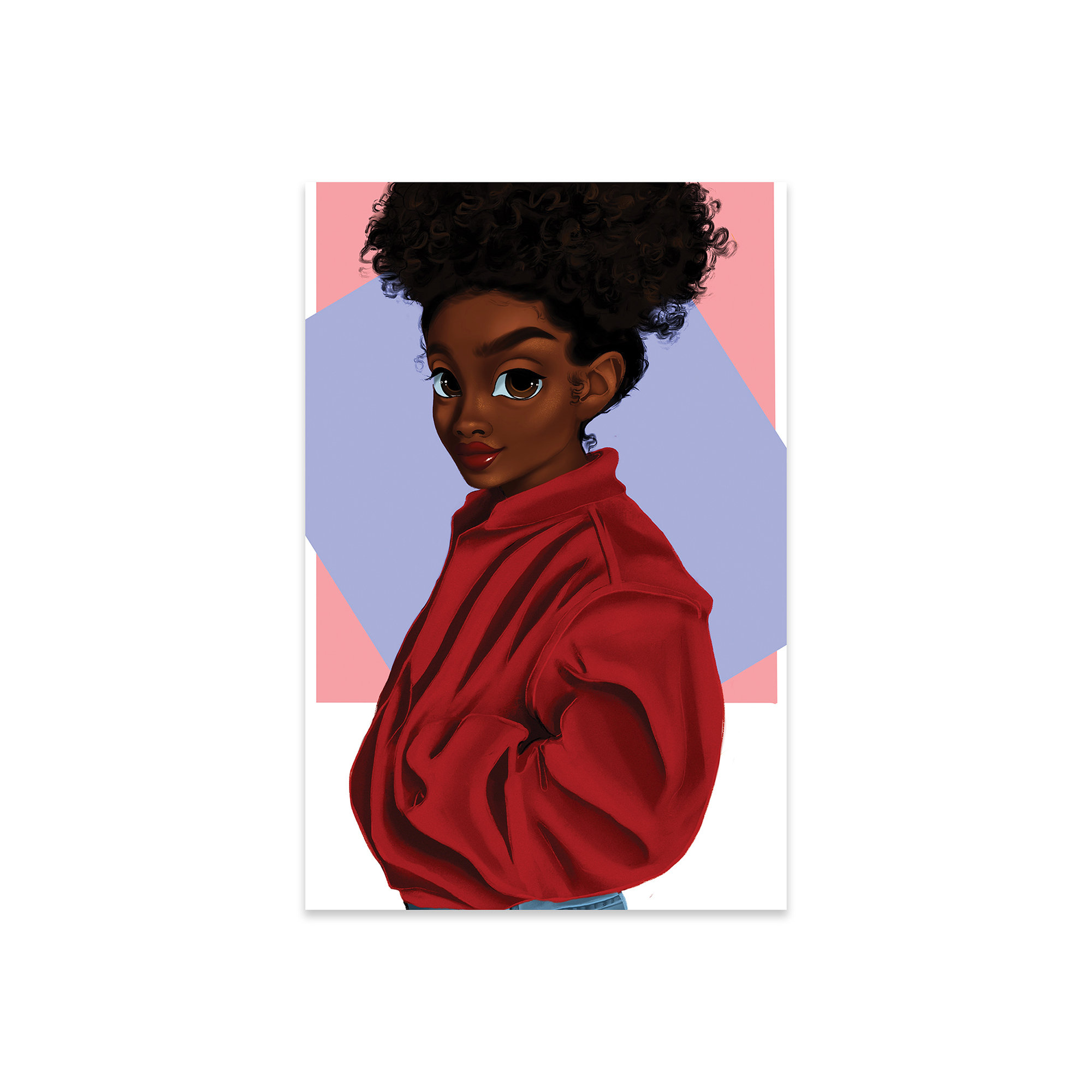 Winston Porter Spring Snow On Glass by Princess Karibo Painting | Wayfair