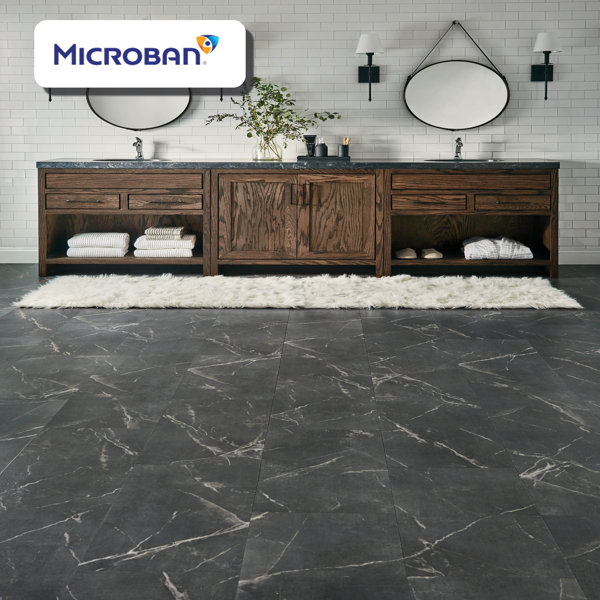 Mannington ADURA®Rigid with Microban® Baltic Storm Stone 12" x 24" x 5 ...