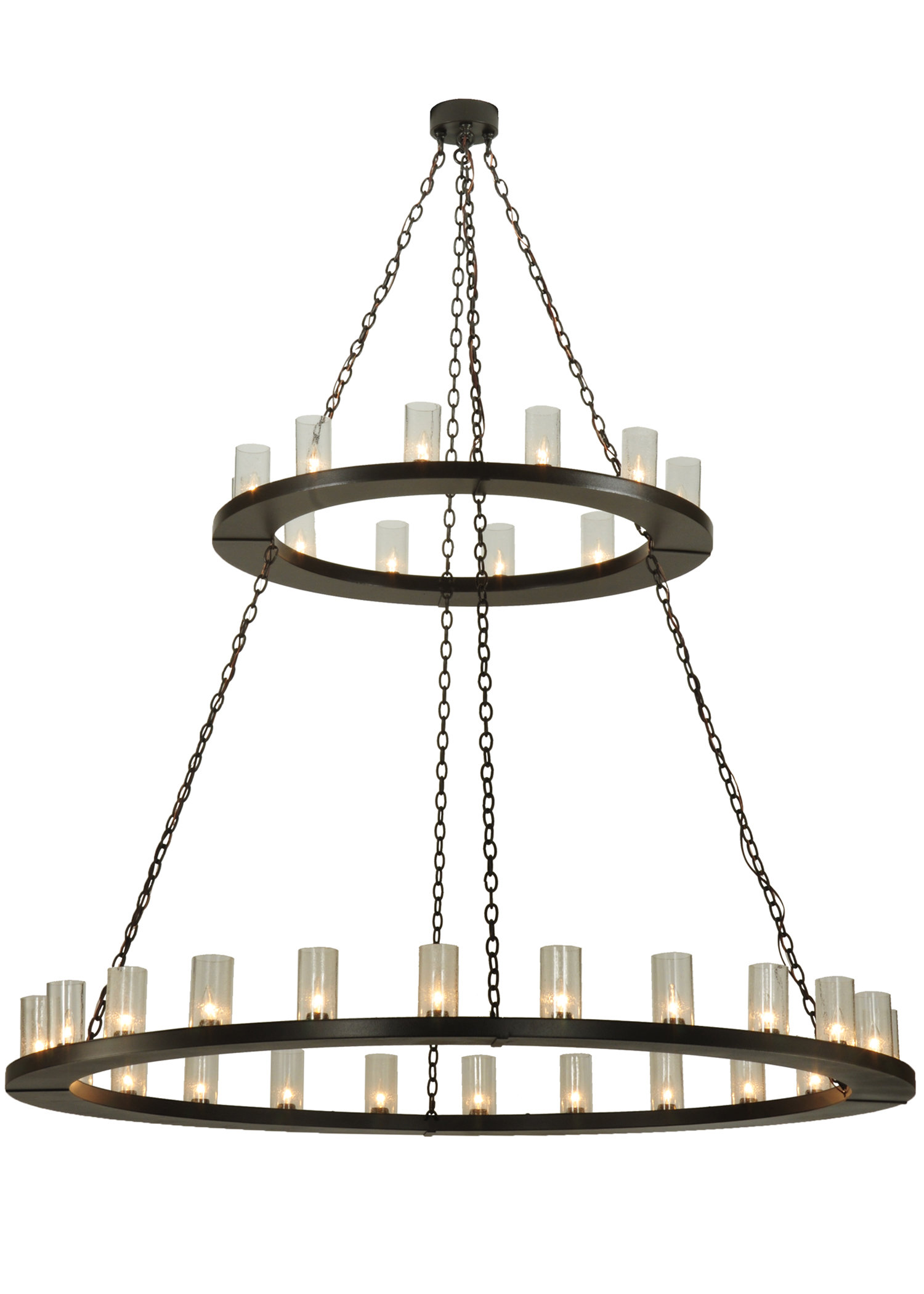 Gracie Oaks Telauges 36 - Light Candle Style Geometric Chandelier | Wayfair
