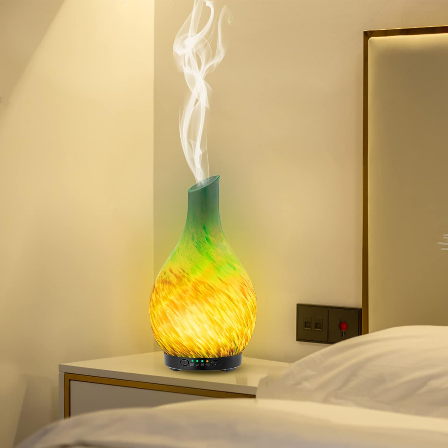 Corrigan Studio® Essential Oil Diffusers Ultrasonic 3D Glass ...