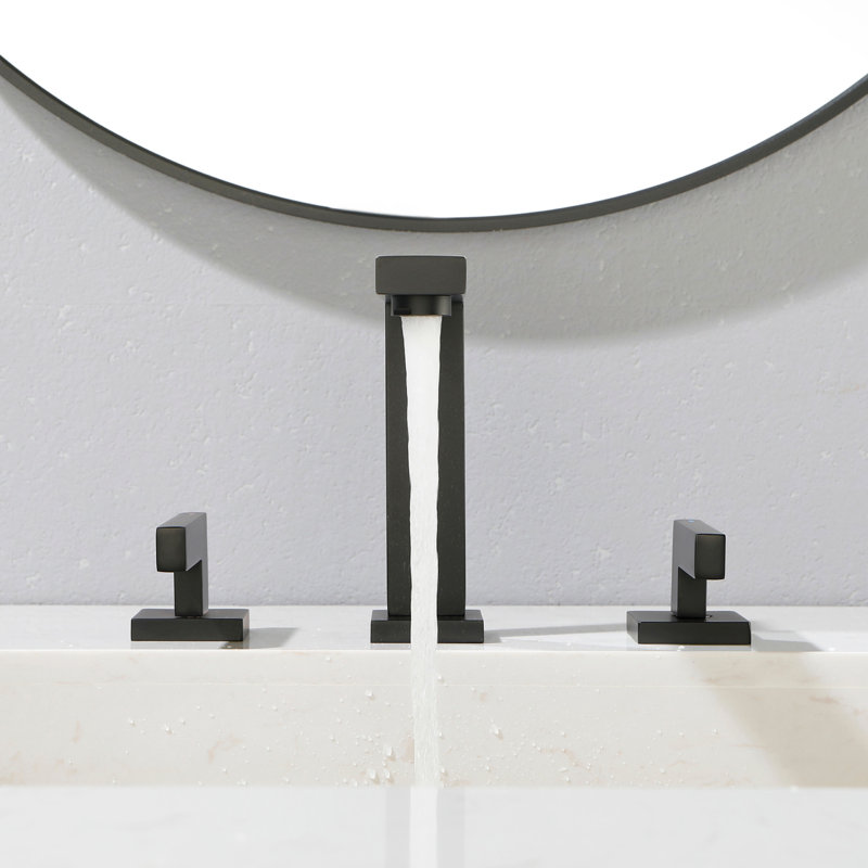 SHAMANDA Widespread Faucet 2-handle Bathroom Faucet | Wayfair