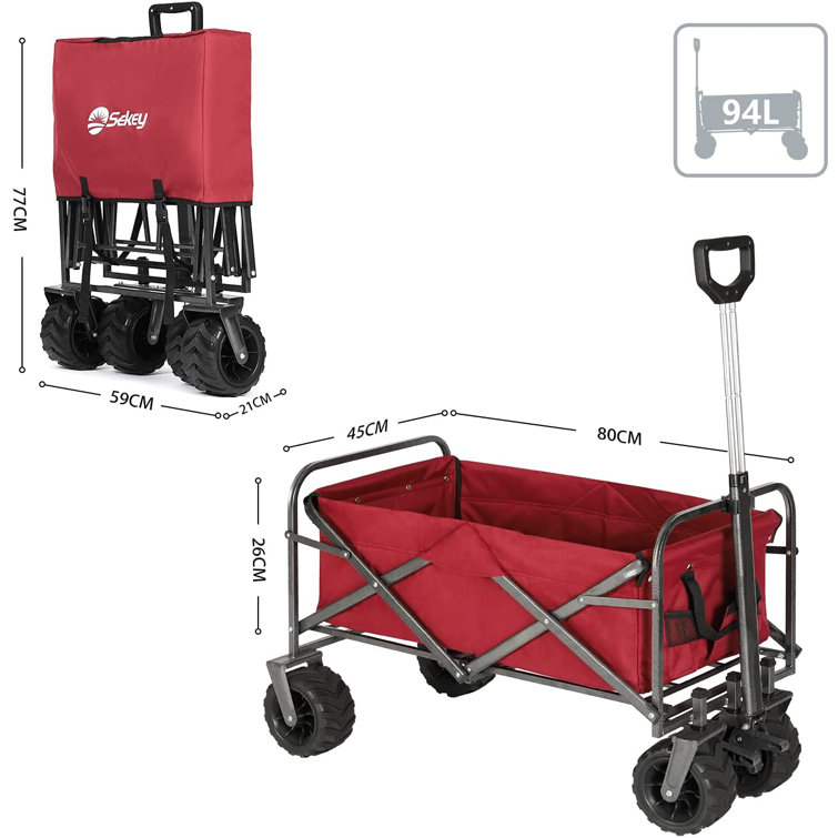 Sekey Foldable Tailgating Wagons | Wayfair.co.uk