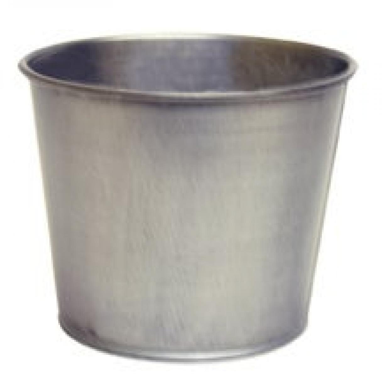 Ebern Designs Titanium Painted Metal Bucket Planter | Wayfair