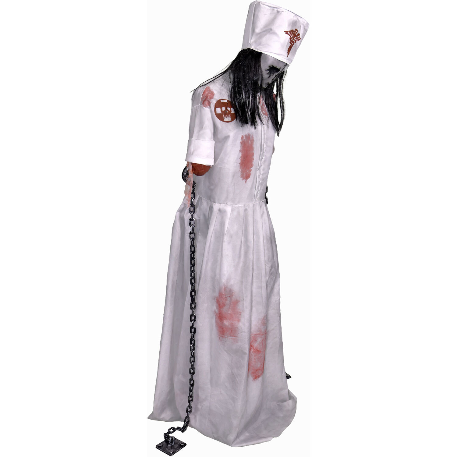 Haunted Hill Farm Animatronic Convulsing Nurse by Tekky Halloween ...