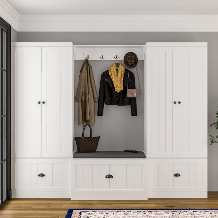 Lark Manor Padstow Hall Tree 86.7'' Wide & Reviews | Wayfair